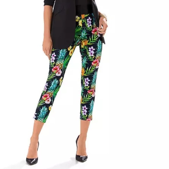 Boston Proper | Pants & Jumpsuits | Boston Proper Noir Tropical Flat ...
